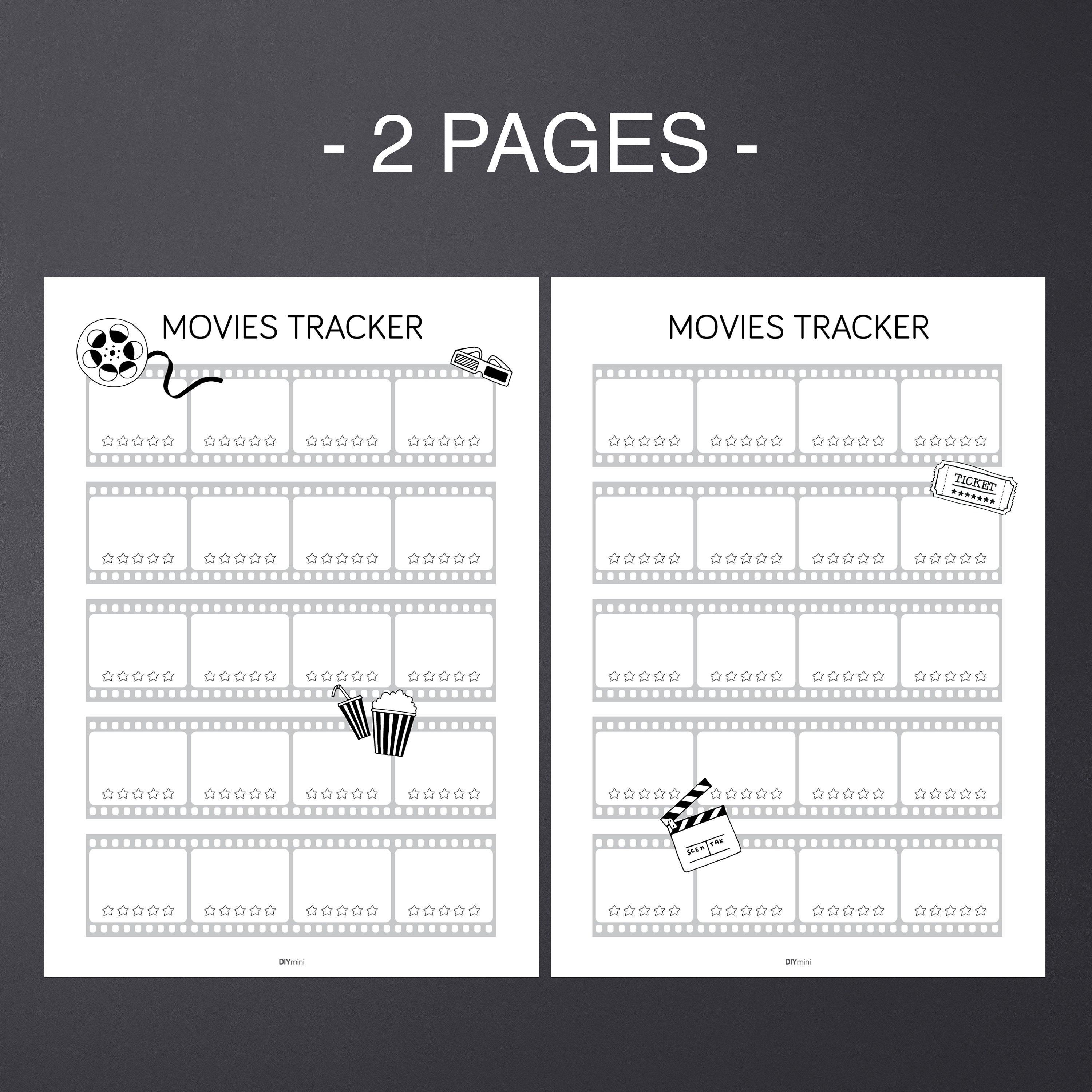 Movies Tracker - Etsy