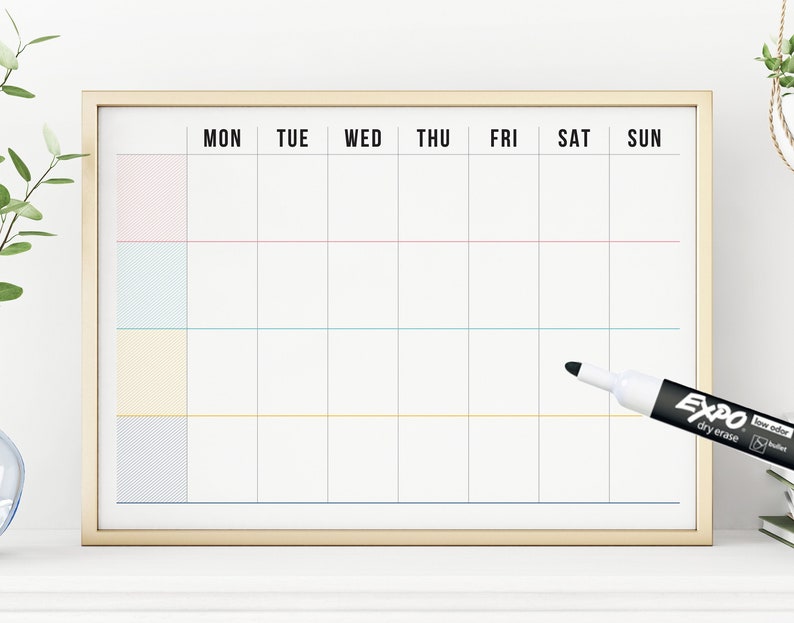 Wall Family Planner Weekly Planner Family Organizer Etsy