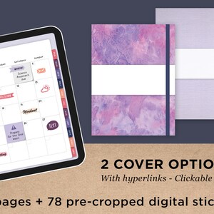 Digital Planner, iPad Planner, Goodnotes Planner, Purple Theme Digital ...