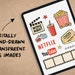 Digital Planner Stickers Hand-drawn Movie Set PNG Clipart for Goodnotes ...