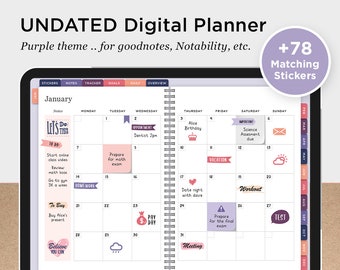 Digital Planner, iPad Planner, Goodnotes Planner, Rosegold Marble ...