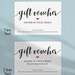 Editable PDF Gift Voucher Card | Printable | Template | Instant ...