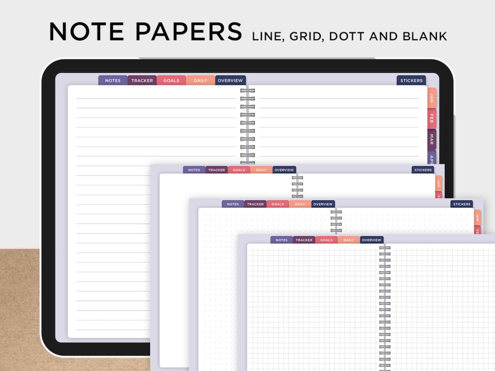 Digital Planner, iPad Planner, Goodnotes Planner, Purple Theme Digital ...