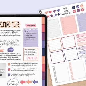 Digital Notebook Goodnotes Notability Digital Stickers Included iPad ...