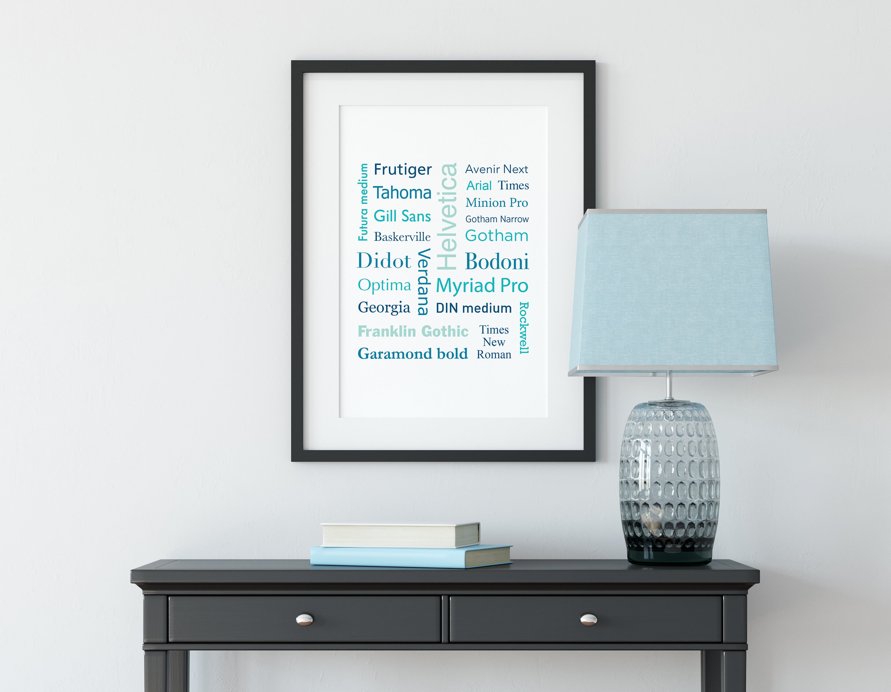 Popular Fonts of All Time Poster Instant Download - Etsy
