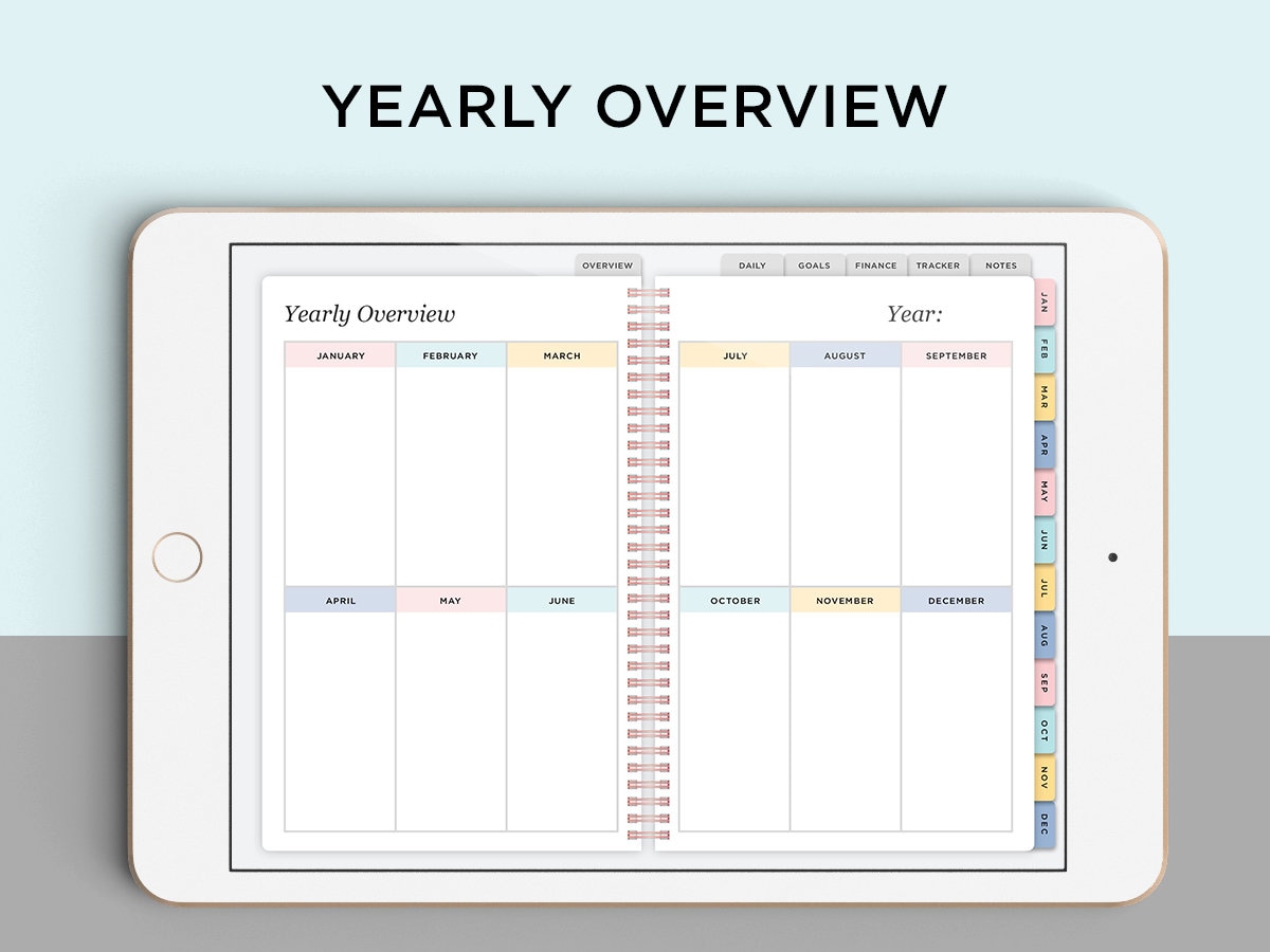 Digital Planner iPad Planner Goodnotes Planner - Etsy
