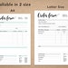 Order Form - Editable PDF Template | A4 & Letter Size | Printable ...