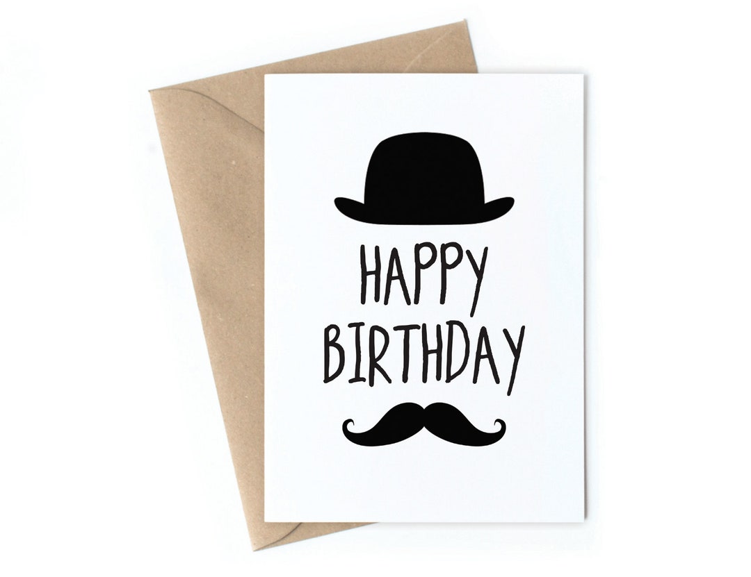 Men Birthday Card | Printable - Etsy