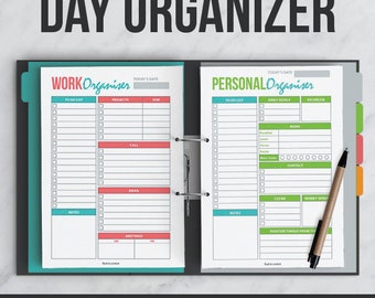 Work day organizer | Etsy