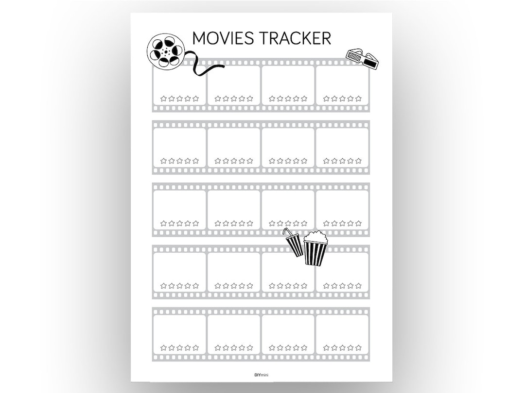 Movies Tracker - Etsy