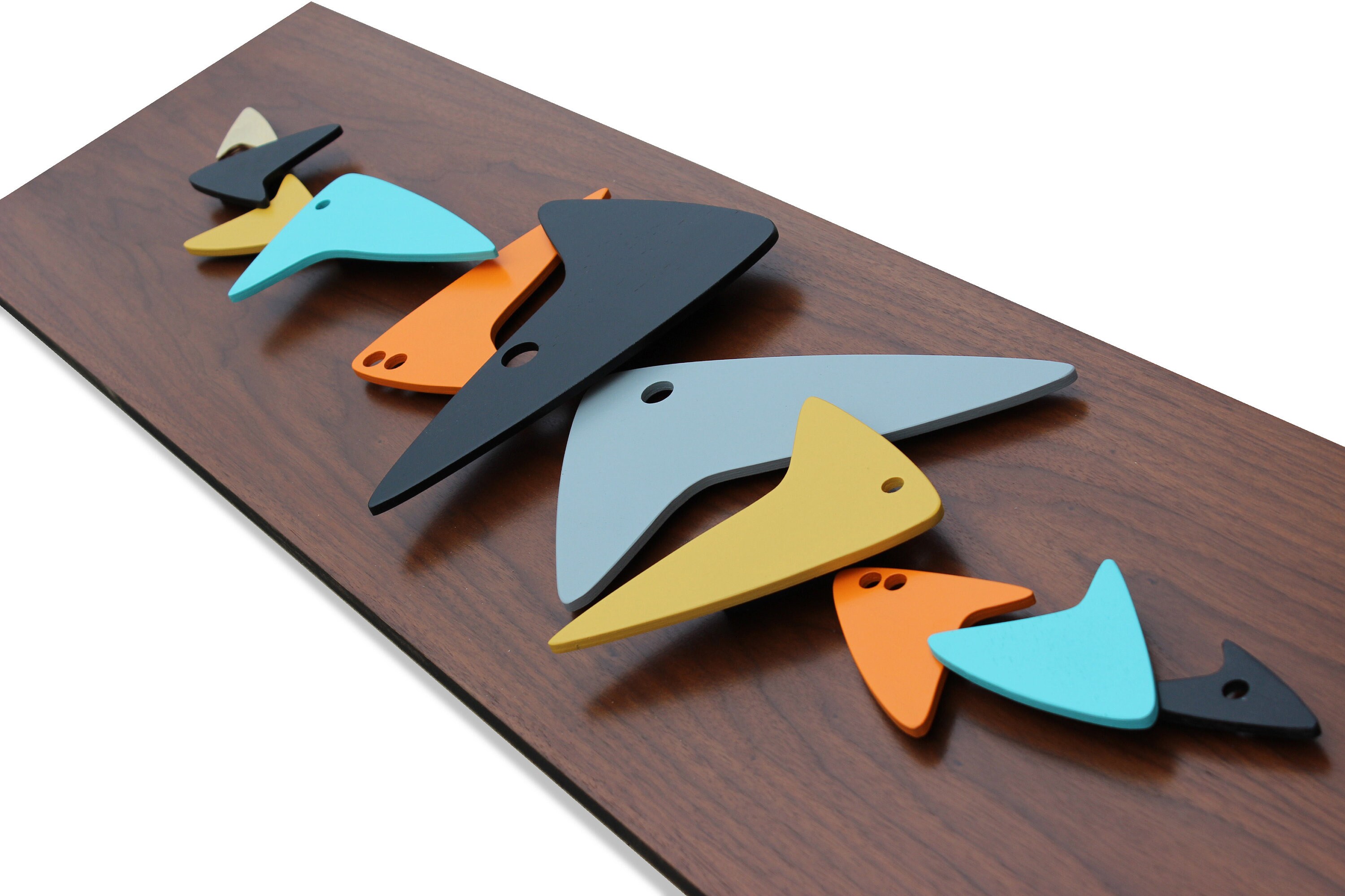 Mid Century Modern Art Boomerang Abstract Wall Sculpture Witco Painting ...