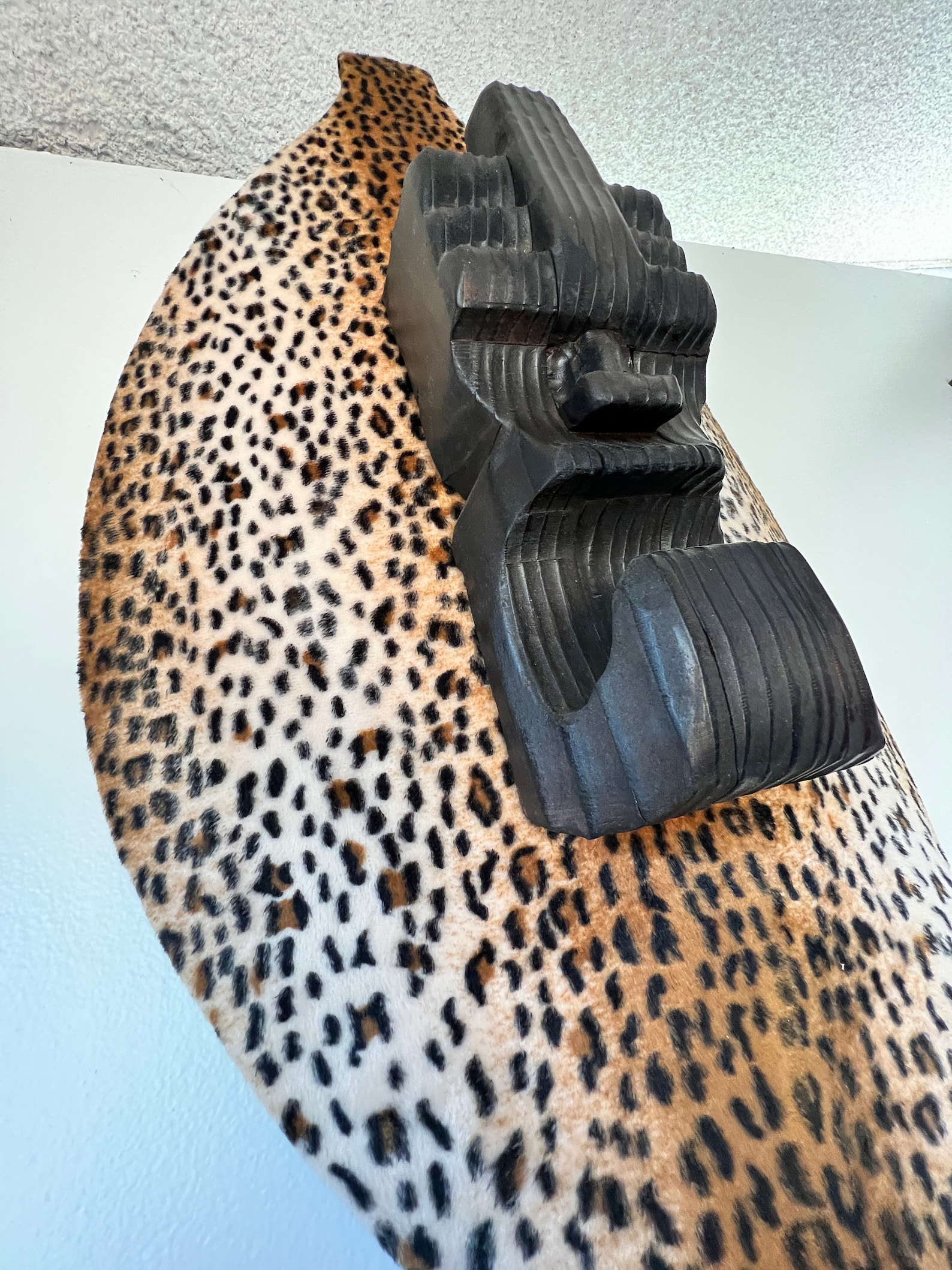 Tiki Decor Tiki on Shield Cheetah Witco Style Tiki Bar - Etsy