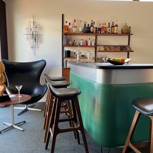 Home Cocktail Bar-large- Mid Century Modern, Reception Desk, Front Desk ...