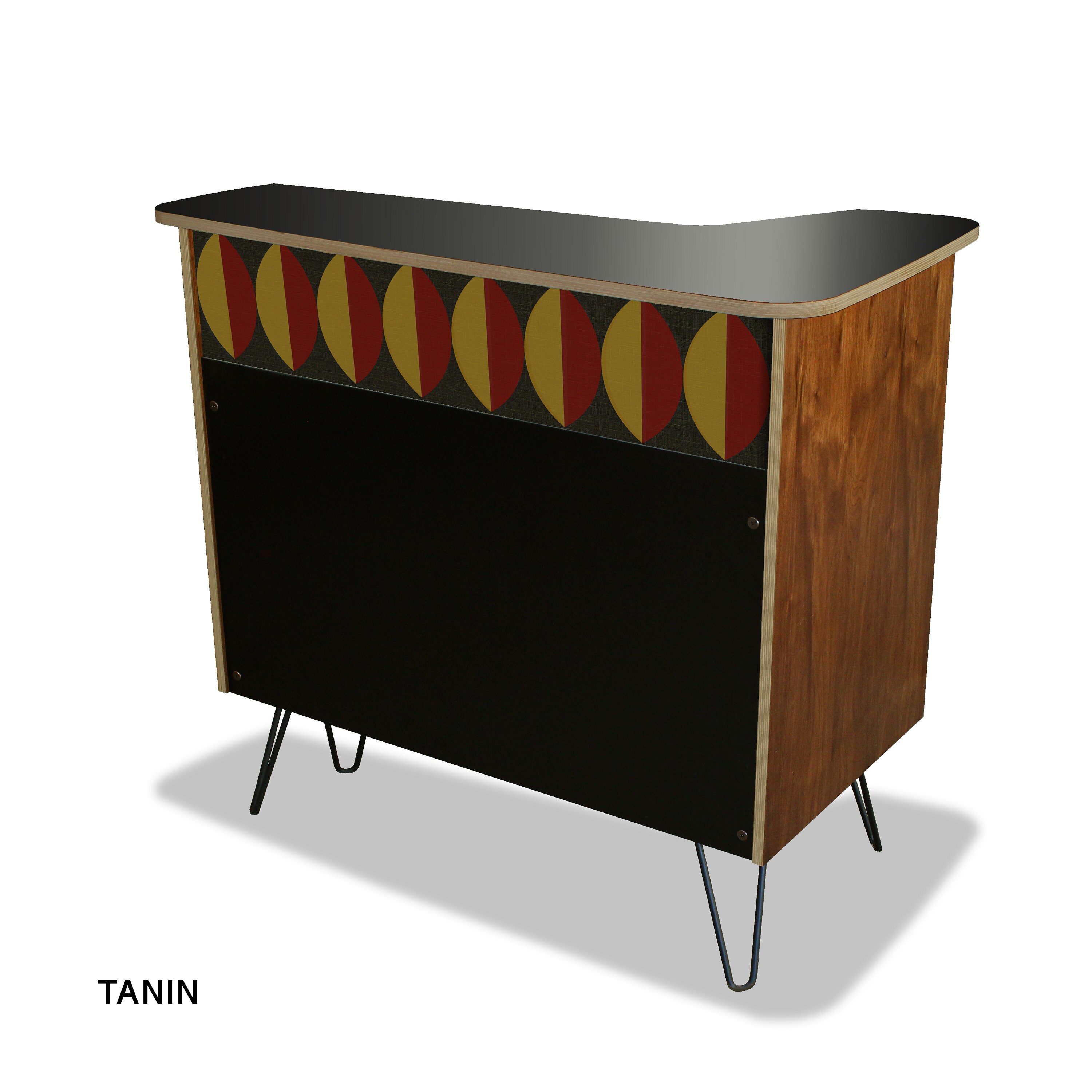 Home Bar, Mid Century Modern Bar, Reception Desk, Front Desk - Stand ...