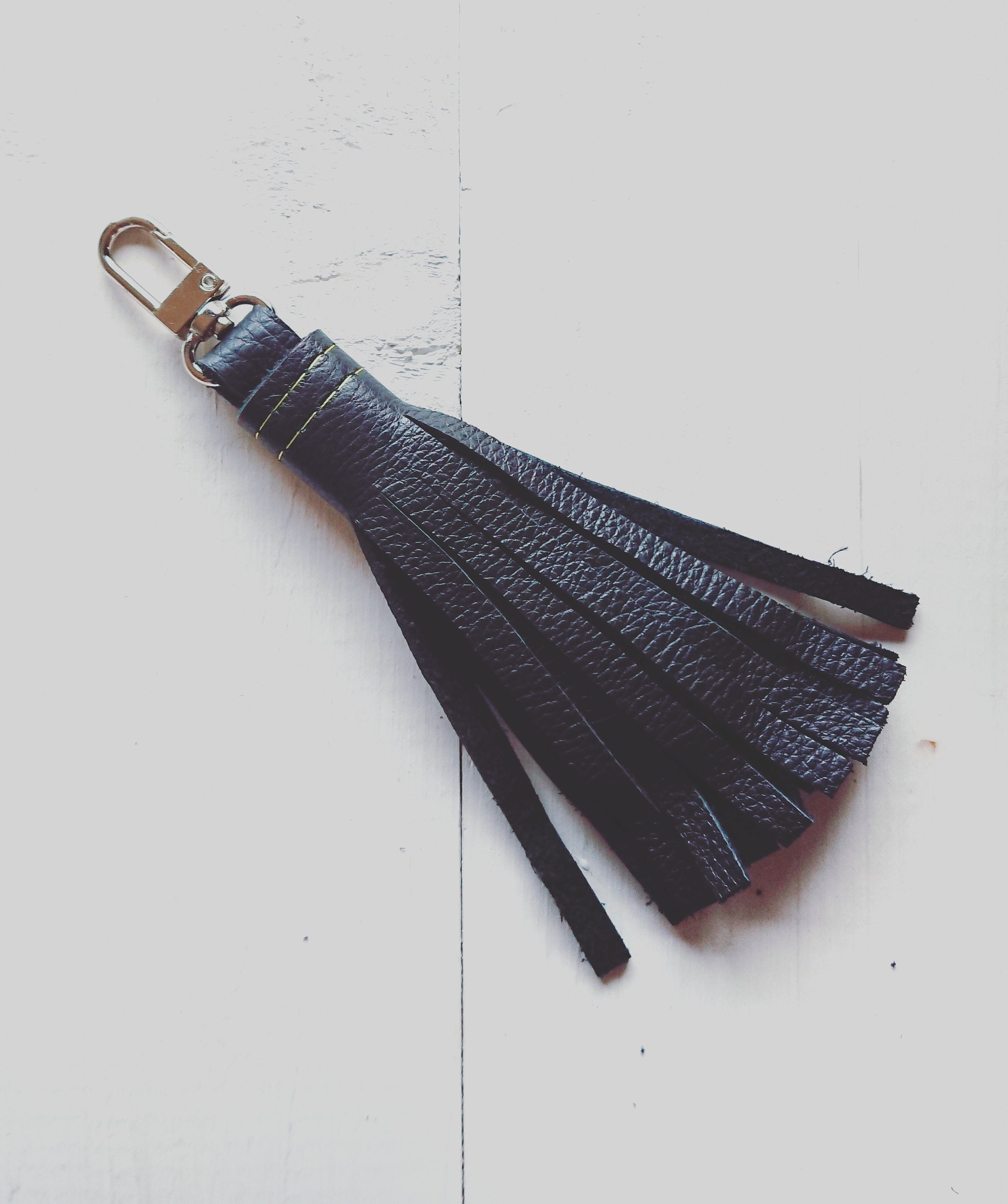 Genuine Leather Key Chain Personalized Colors Zipper Pull - Etsy