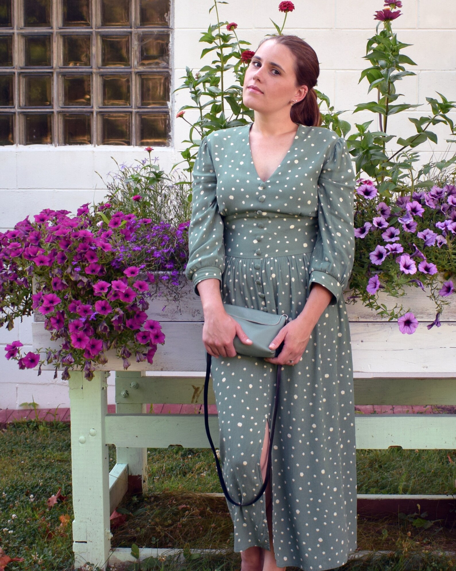 Mint Leather Bag Small Genuine Leather Purse Small Handbag - Etsy