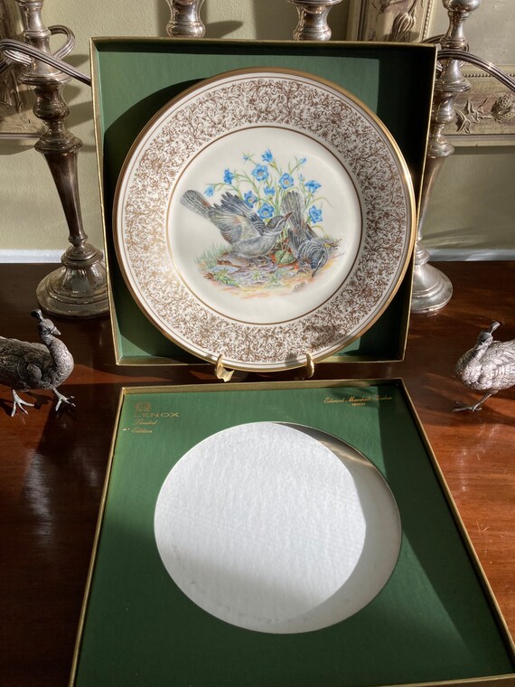 Collectible Plates Art & Collectibles Lenox Boehm Mocking Birds Plate ...