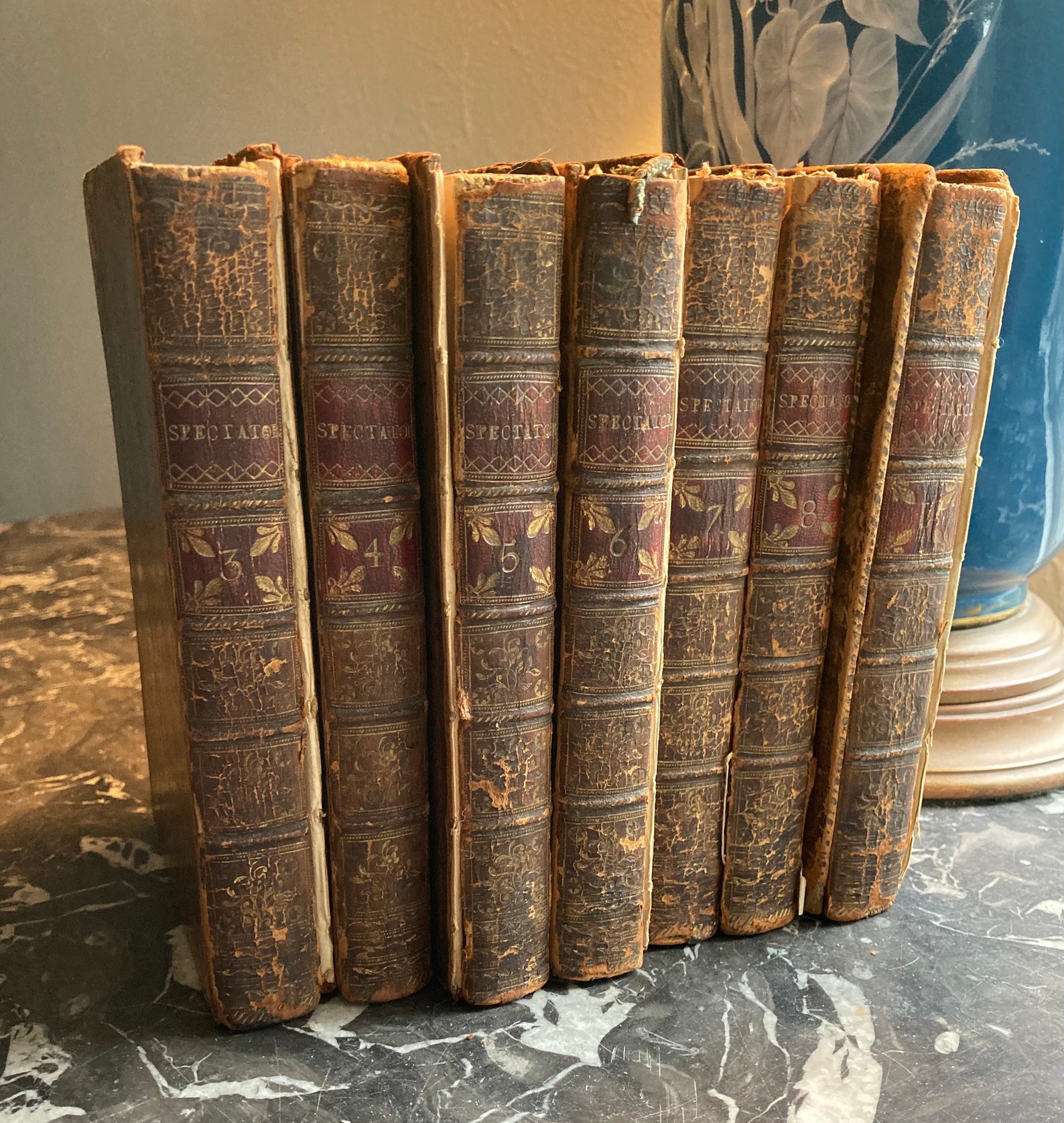 Antique Book Set the Spectator - Etsy