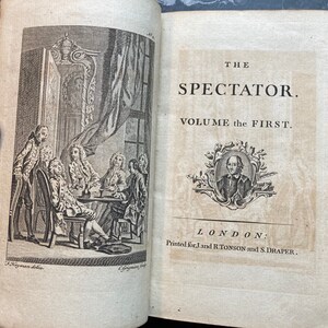 Antique Book Set the Spectator | Etsy