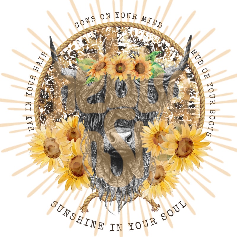 Hello Spring Cow Svg - Etsy