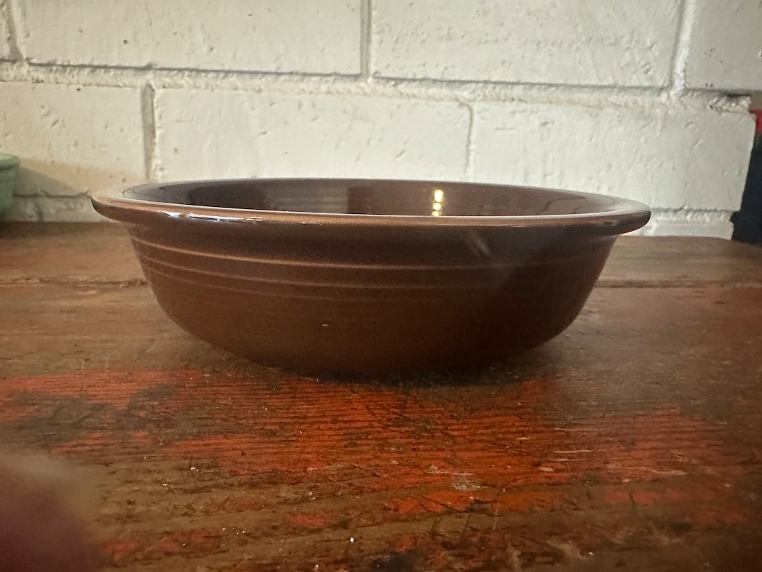 Fiestaware Chocolate Brown Medium Cereal Bowl 6 7/8 D Contemporary ...