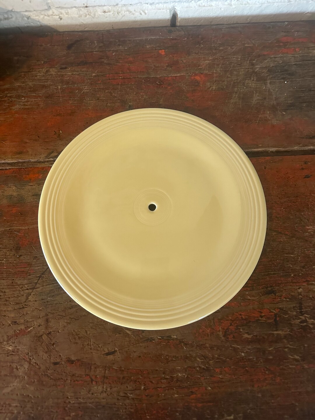 Fiestaware Yellow Clock Face Blank 10 NEW Contemporary Fiesta Retired ...