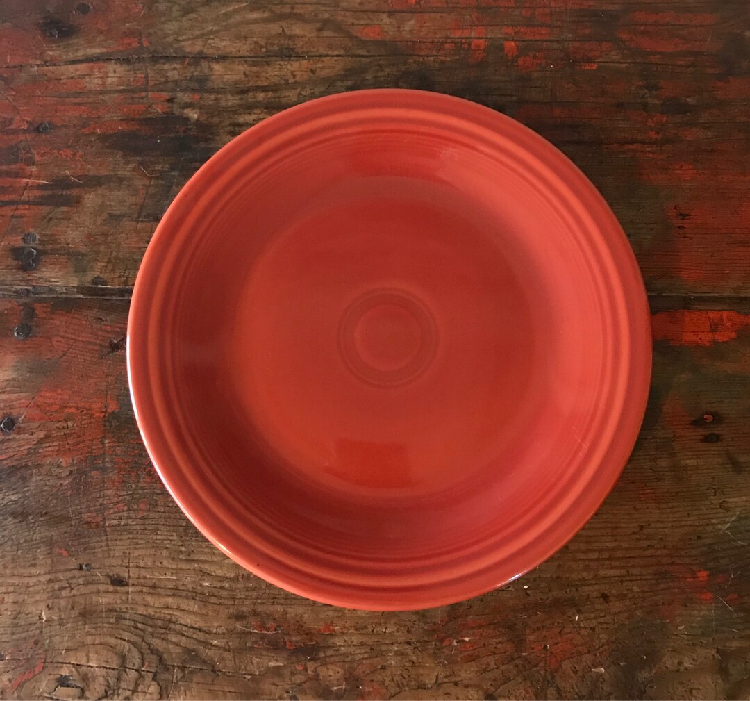 Fiestaware Paprika Dinner Plate 10.5" Contemporary Rusty - Retired ...