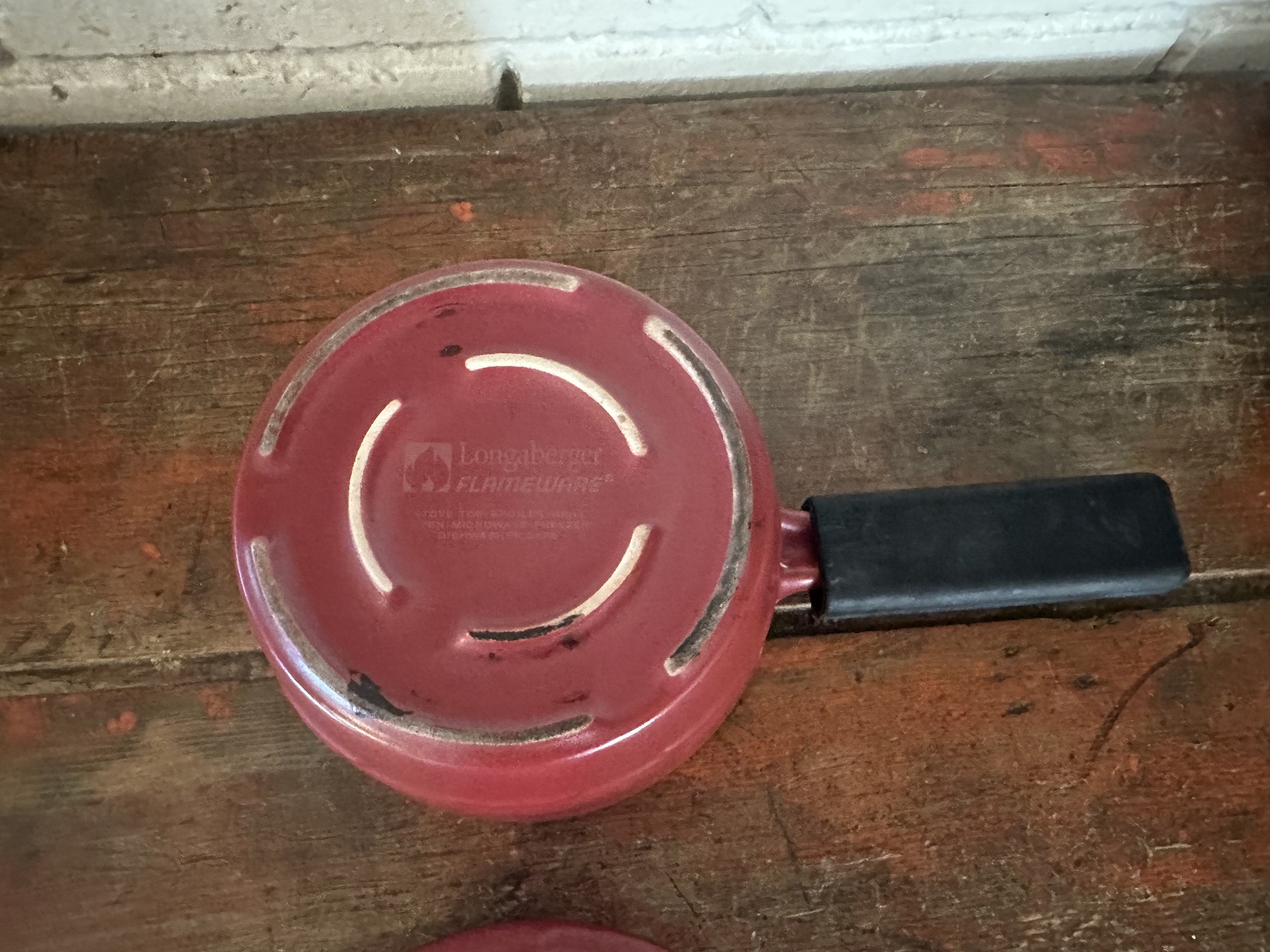 Longaberger Pottery Flameware 6 Sauce Pan Pot Paprika Red Lid - Etsy