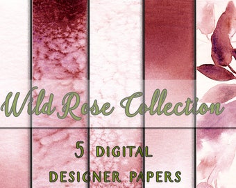 Watercolor Clipart Ombre Digital Papers Watercolor Texture | Etsy