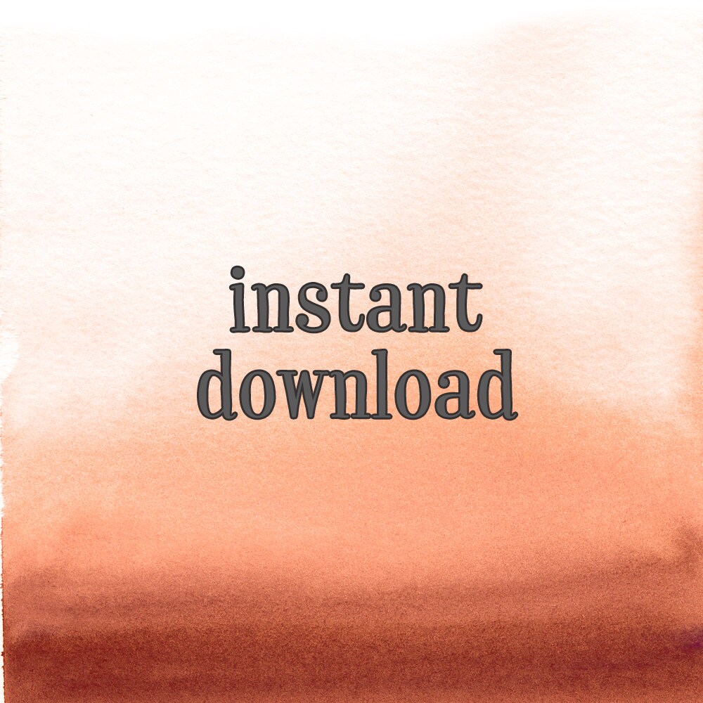 Watercolor Clipart Ombre Digital Papers Watercolor Texture | Etsy