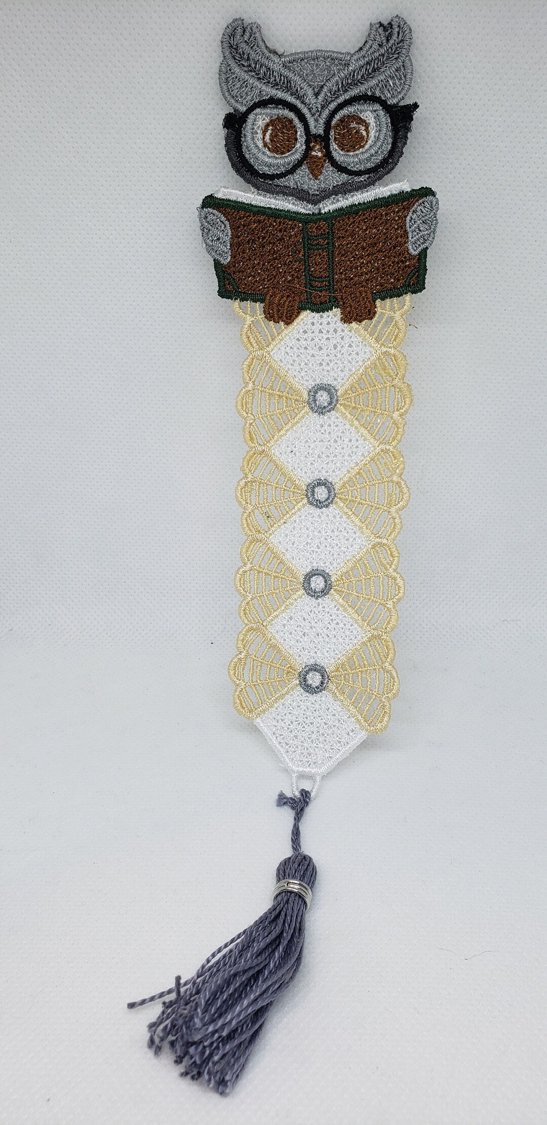 Owl Bookmark Freestanding Lace - Etsy