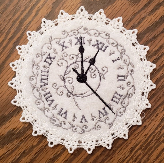 Set of 4 Clock Drink Coasters - Etsy
