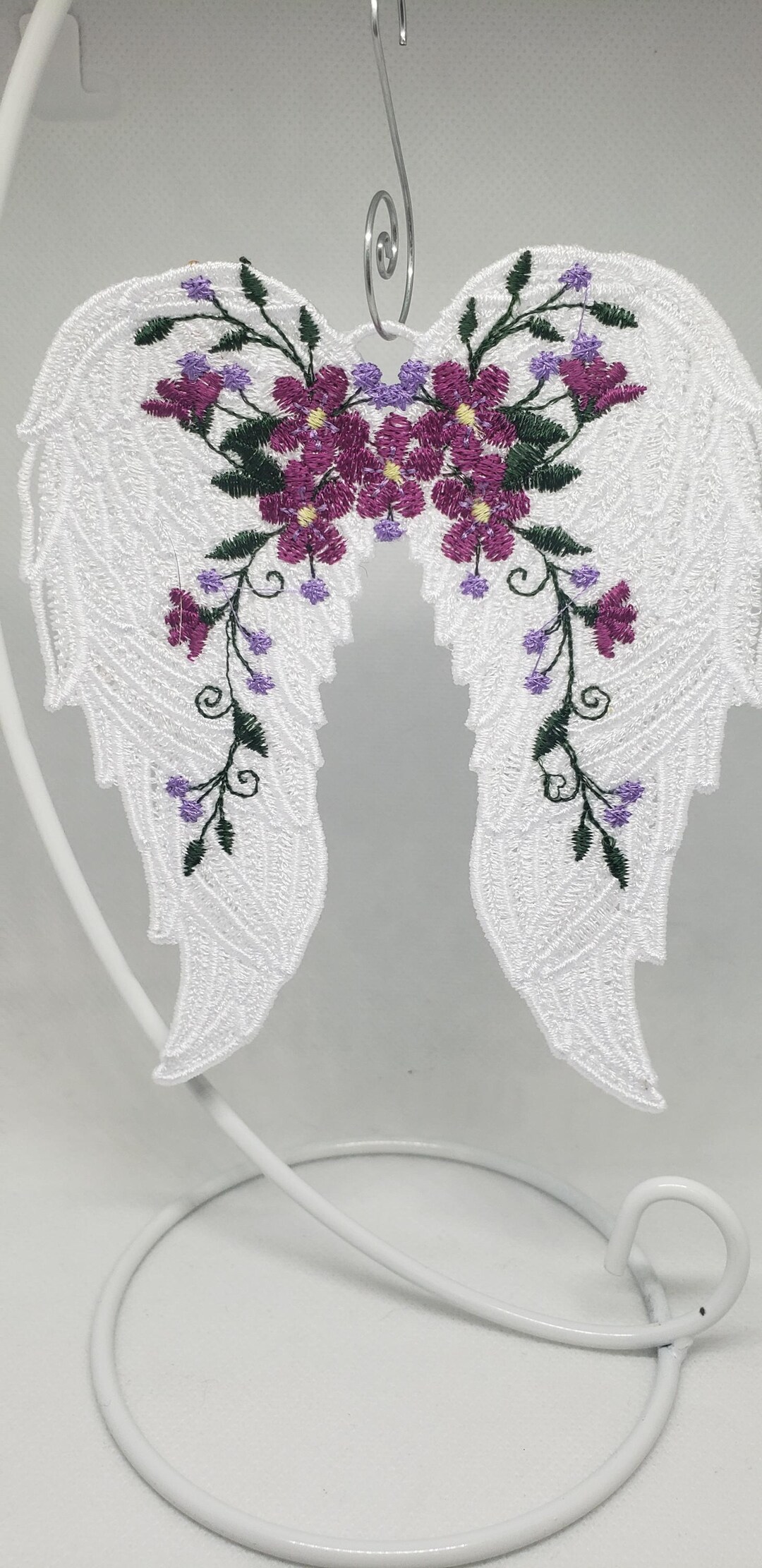 Angel Wings With Forget Me Nots: SEE DESCRIPTION - Etsy