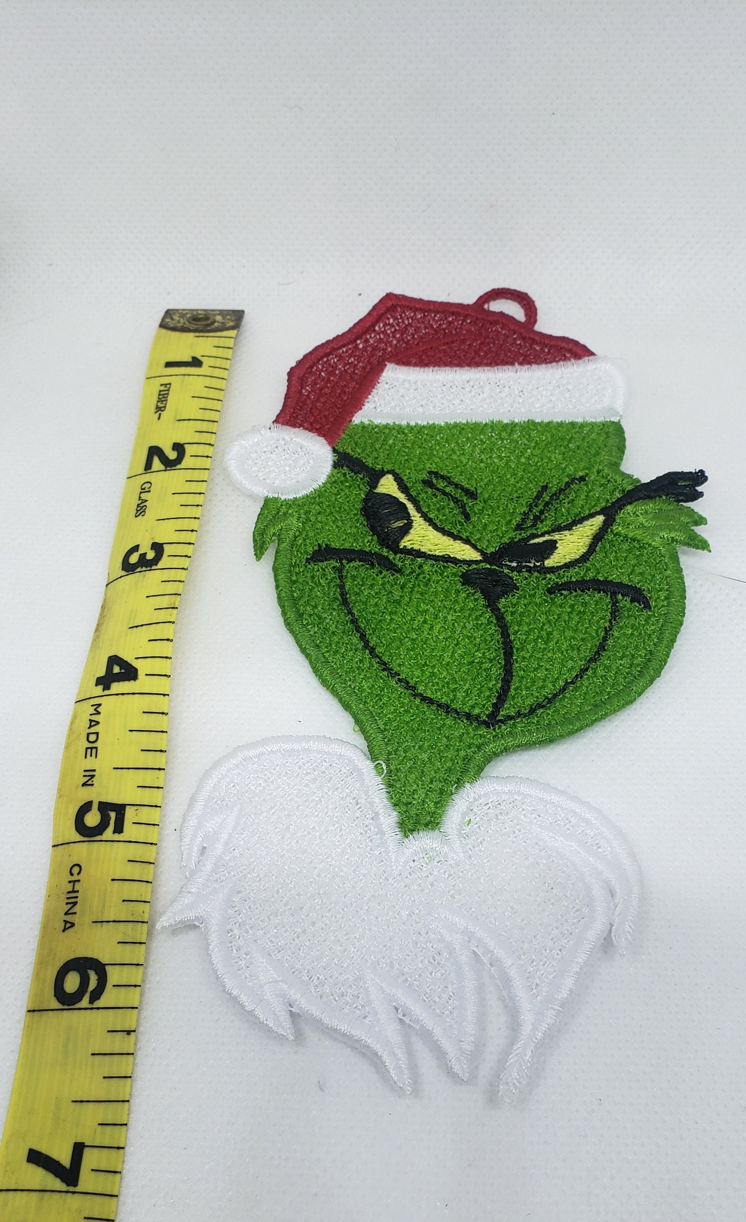 Freestanding Lace Grinch Face Ornament - 6.5 Inches Tall - Etsy