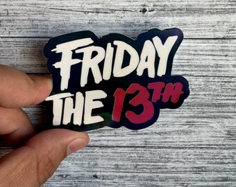 Jason Voorhees Tattoo Inspired Sticker Halloween Friday the 13th Horror ...