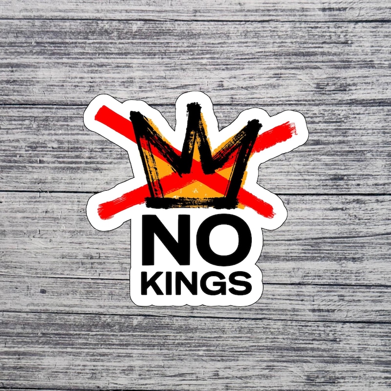 No Kings Bumper Sticker - Etsy