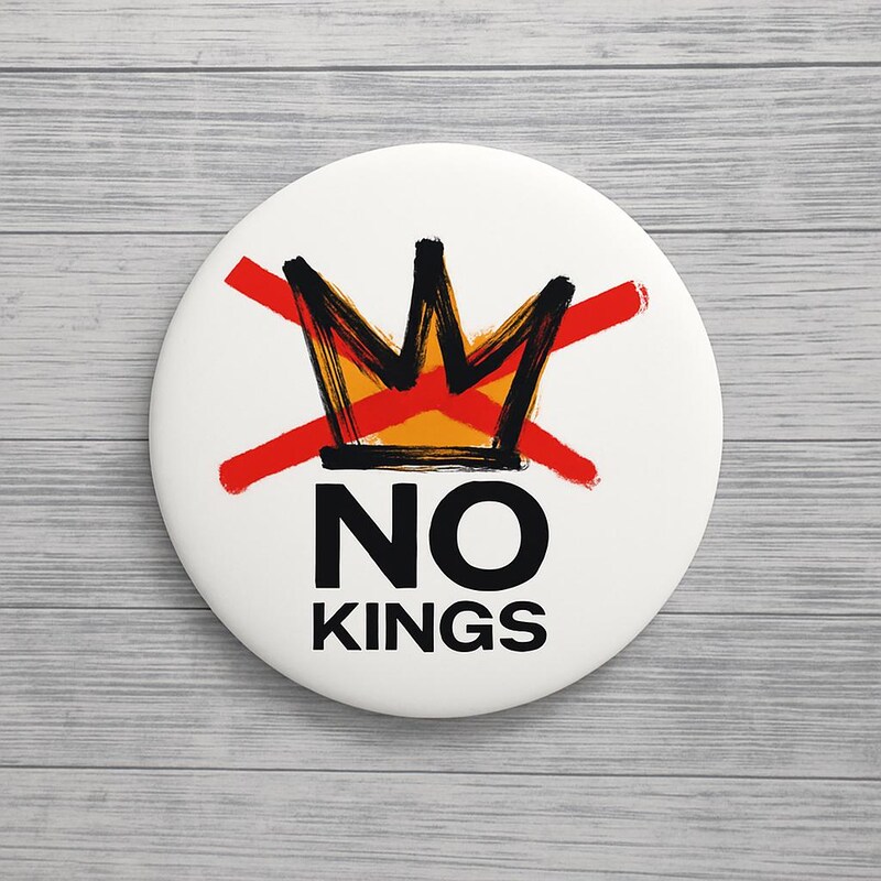 No Kings Pin - Etsy