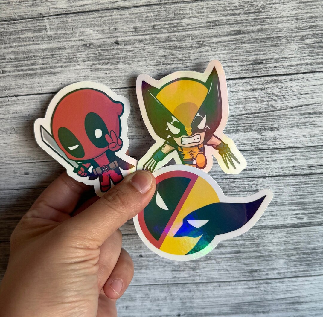 Deadpool | Wolverine Sticker Pack - Etsy