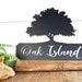 Oak Tree Metal Sign Personalized Tree Sign Family Tree Metal Art Oak ...