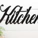 Kitchen Metal Sign, Metal Words, Metal Wall Art, Kitchen, Farmhouse ...
