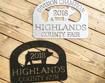 Show Pig Fair Sign - Etsy