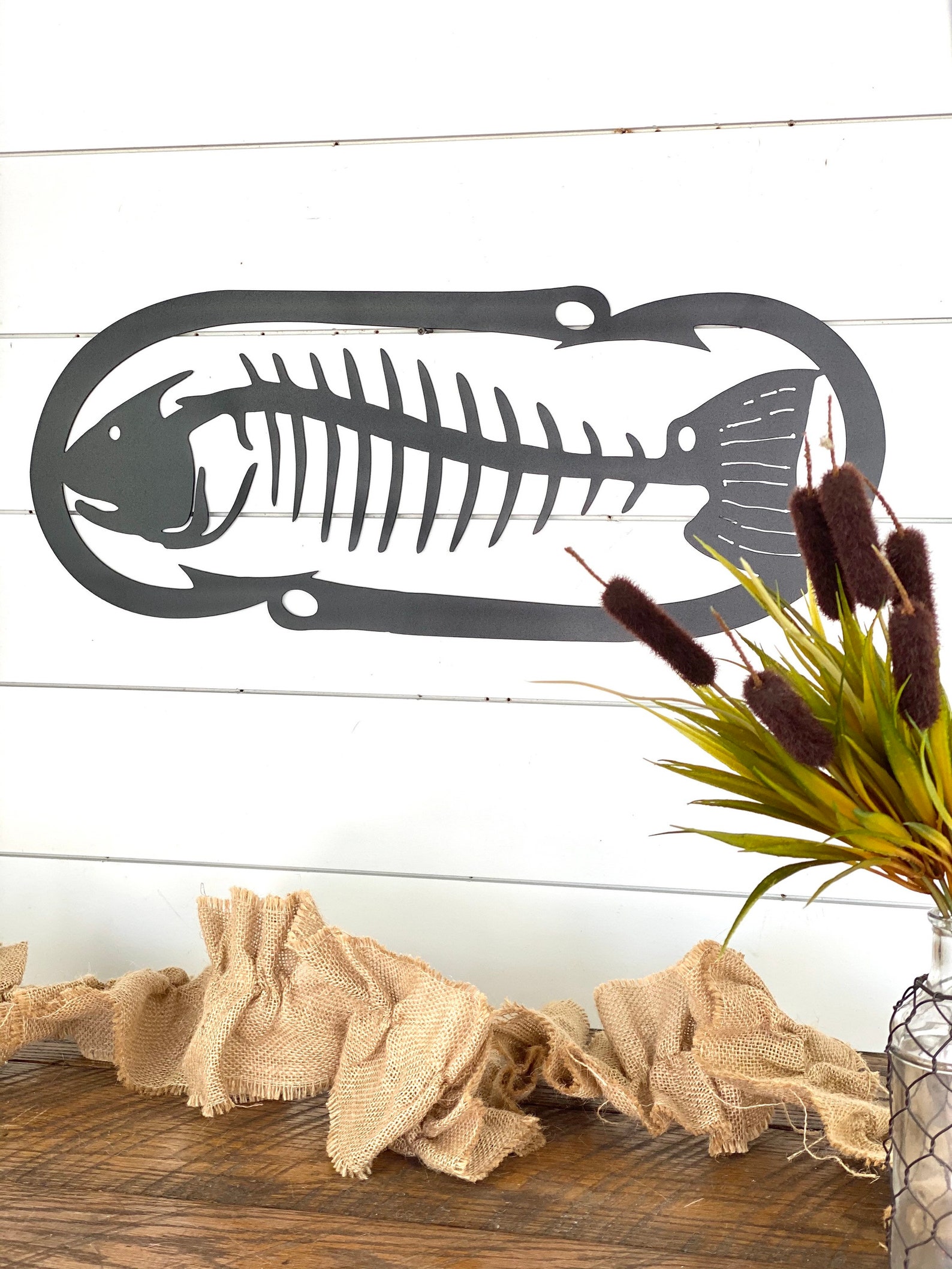 Red Fish Metal Art Personalized Fish Sign Metal Fish | Etsy