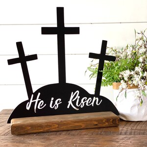 He is Risen Sign - Etsy