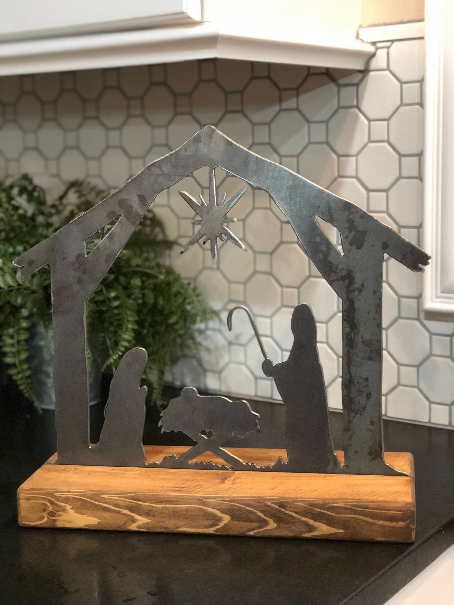 Nativity Metal Sign Nativity Metal Art Manger Scene Metal - Etsy