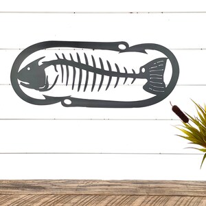 Red Fish Metal Art Personalized Fish Sign Metal Fish Fisherman Gift - Etsy