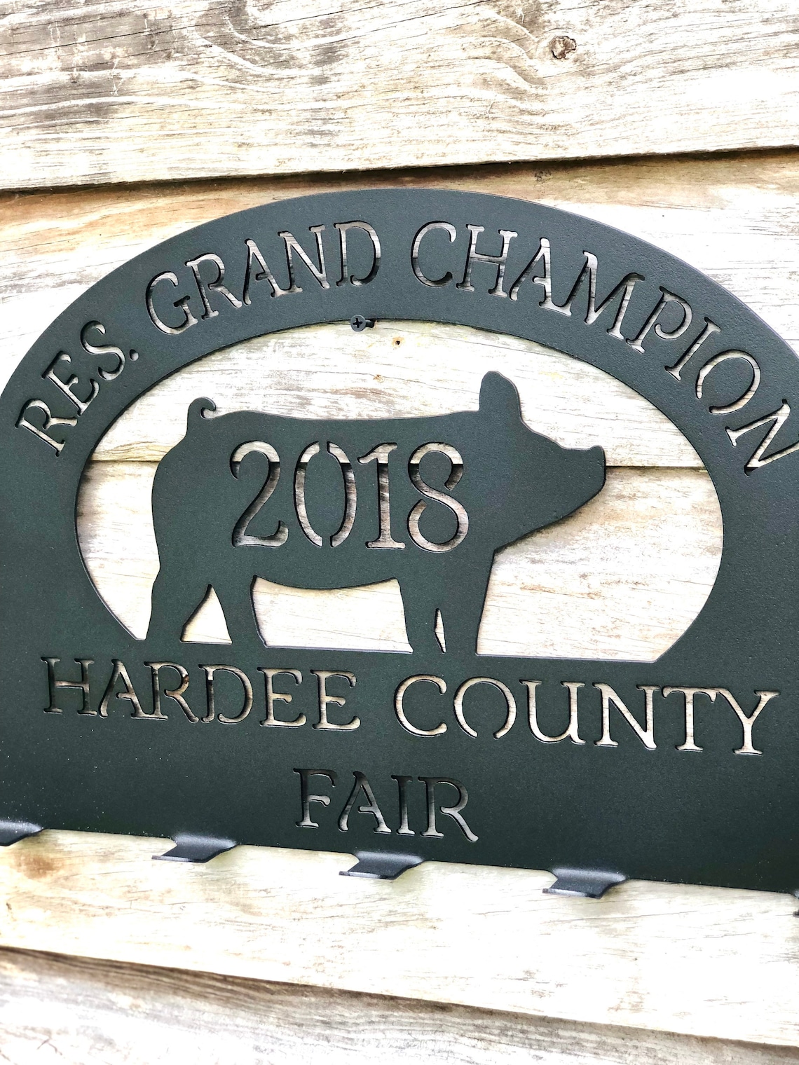 Livestock Exhibitor Award Sign for Show Pig Show Swine Sign - Etsy