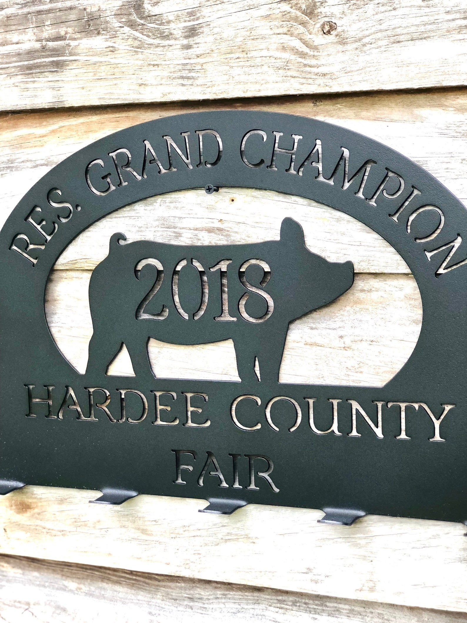Livestock Exhibitor Award Sign for Show Pig Show Swine Sign - Etsy