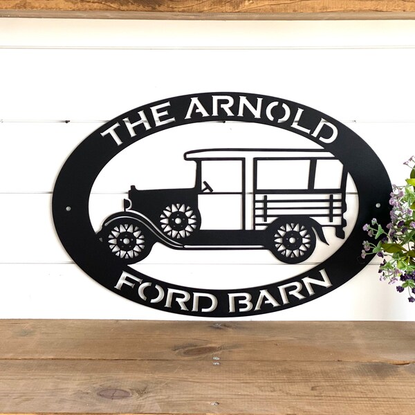 Ford Model a Metal Sign - Etsy