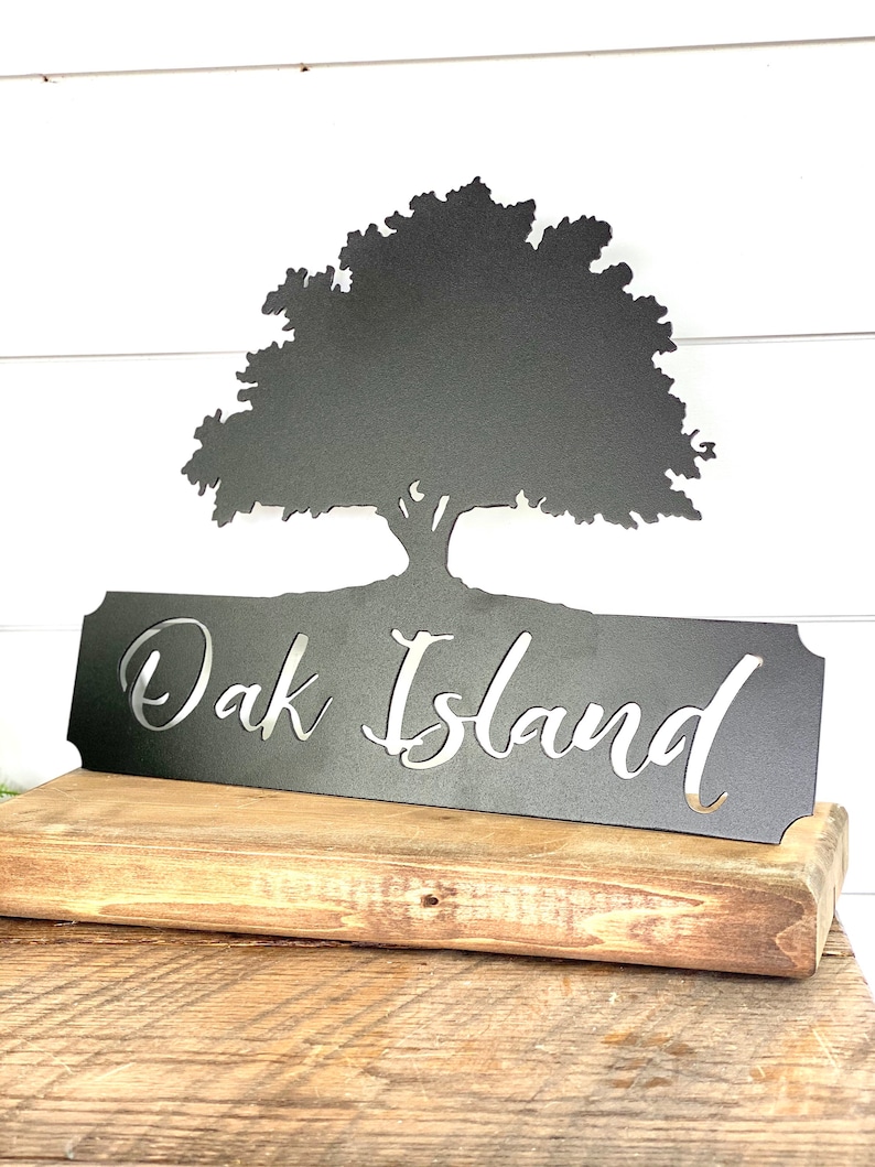 Oak Tree Metal Sign Personalized Tree Sign Family Tree Metal - Etsy