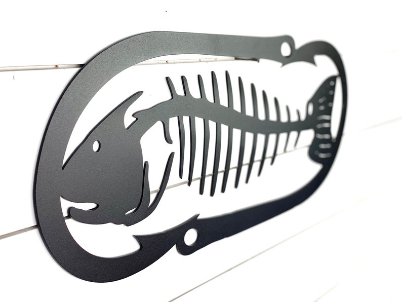Red Fish Metal Art Personalized Fish Sign Metal Fish | Etsy